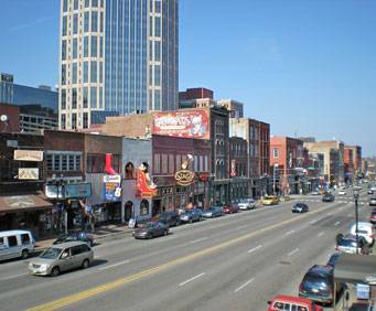 Music Row in Nashville, TN