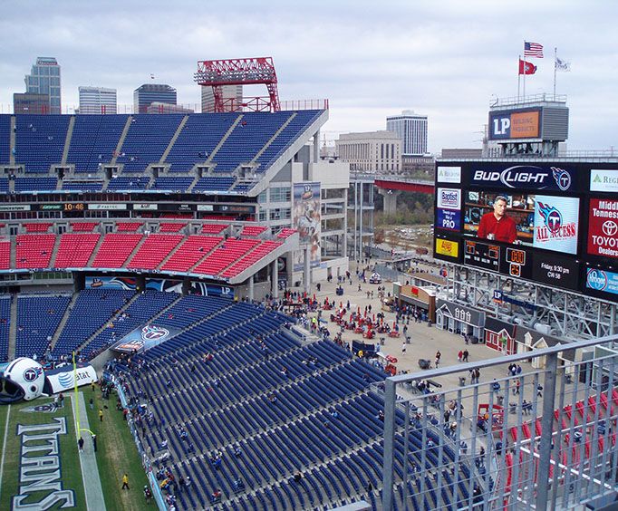 Nissan Stadium in Nashville, TN